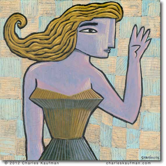 Figurative Art and Paintings by Charles Kaufman -"Off in the Distance"