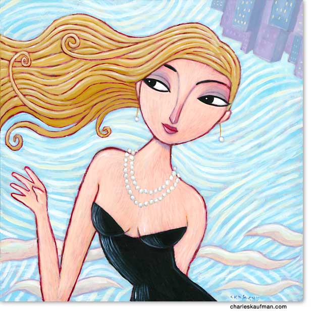 Figurative Art and Paintings by Charles Kaufman - "It's an Upside-Down ...